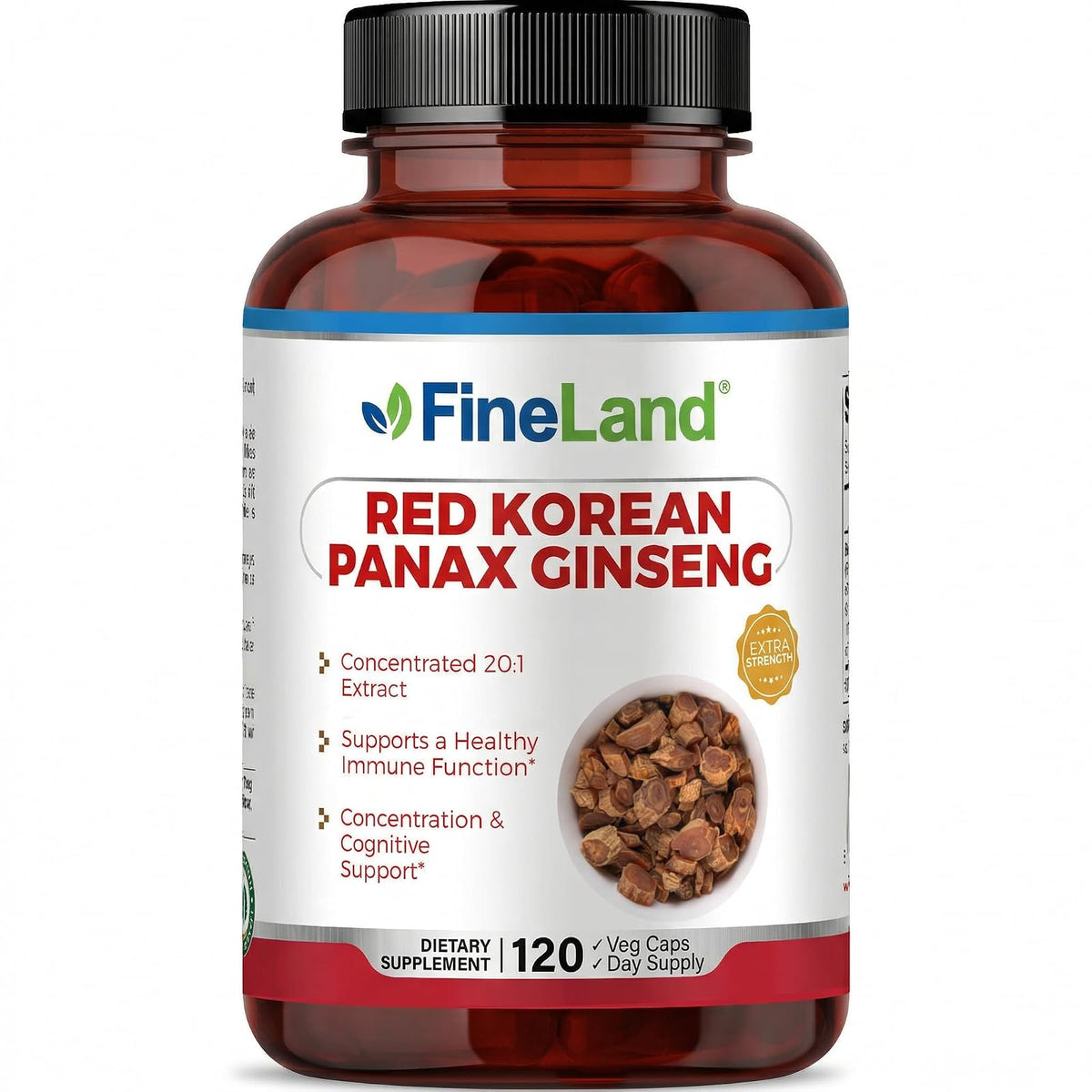 FineLand ginseng extract veggie capsules