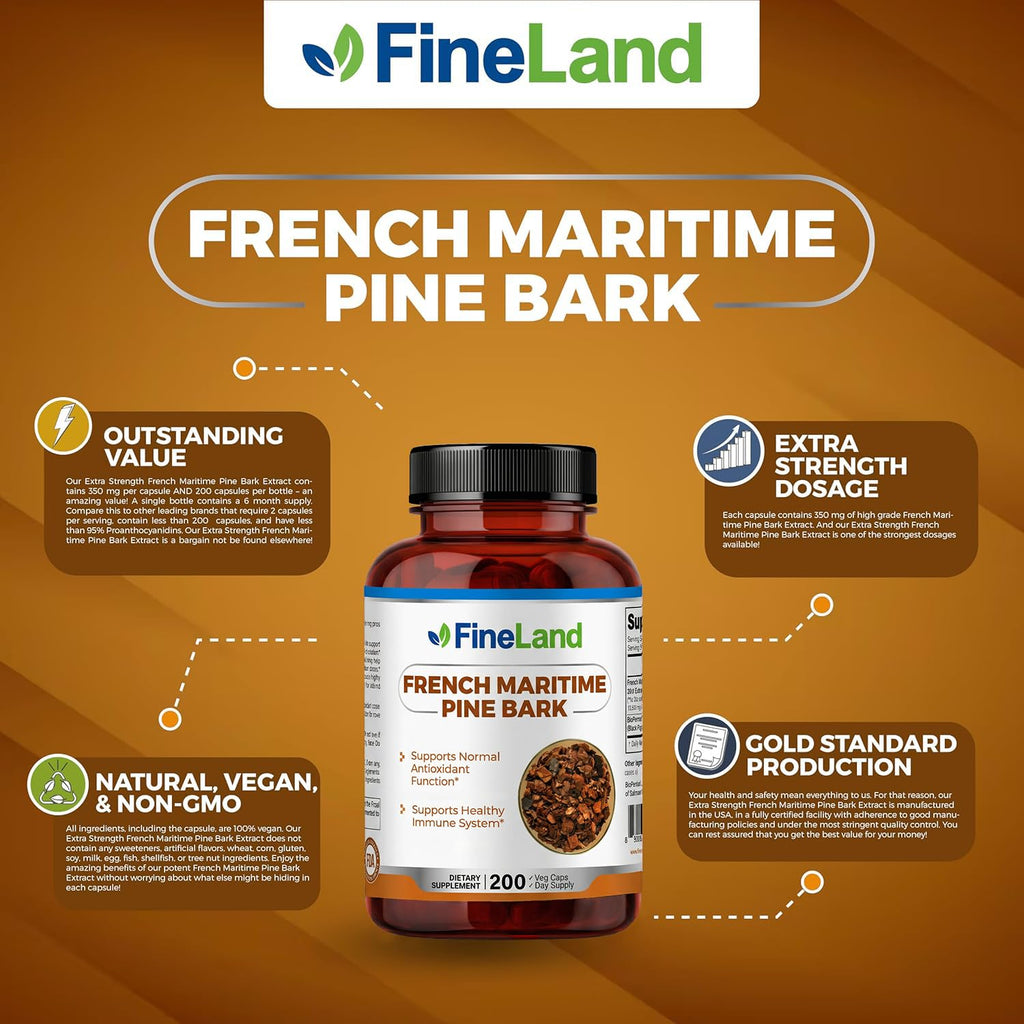 FineLand Pine Bark for improved skin health