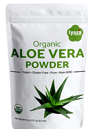 finely ground aloe vera for hair care
