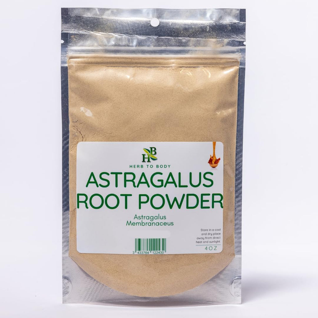 finely ground astragalus root powder
