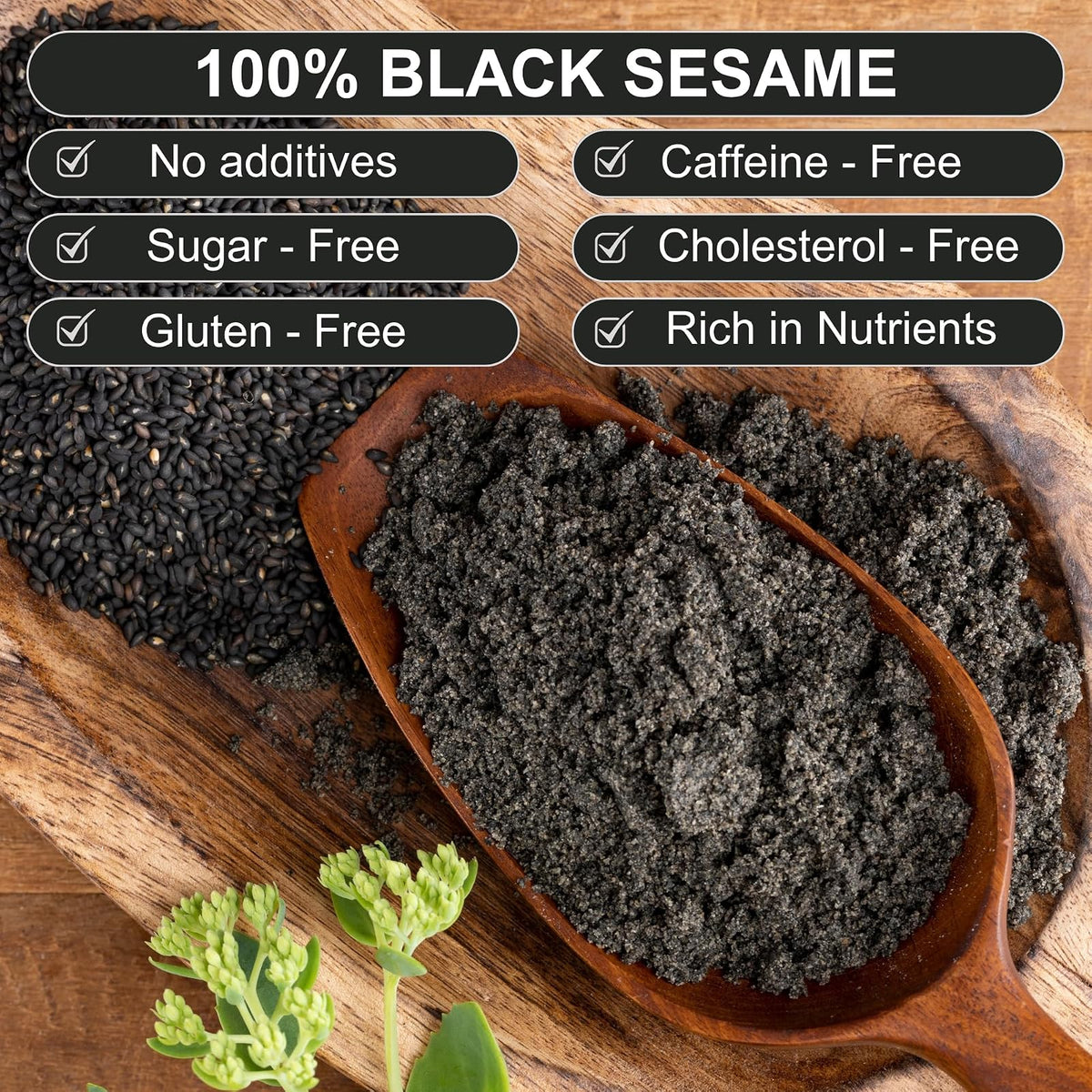 finely ground black sesame for smoothies