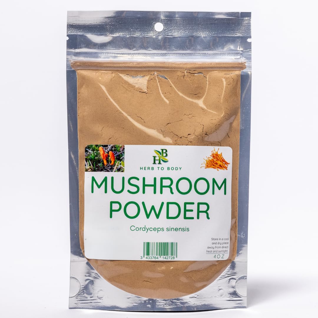 finely ground cordyceps mushroom powder