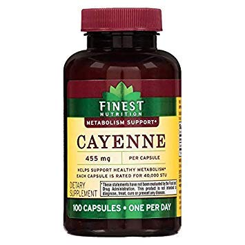 Finest Nutrition cayenne capsules for wellness
