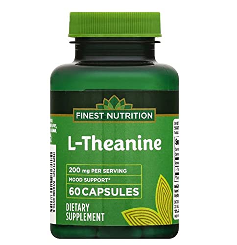 Finest Nutrition L-Theanine capsules for relaxation
