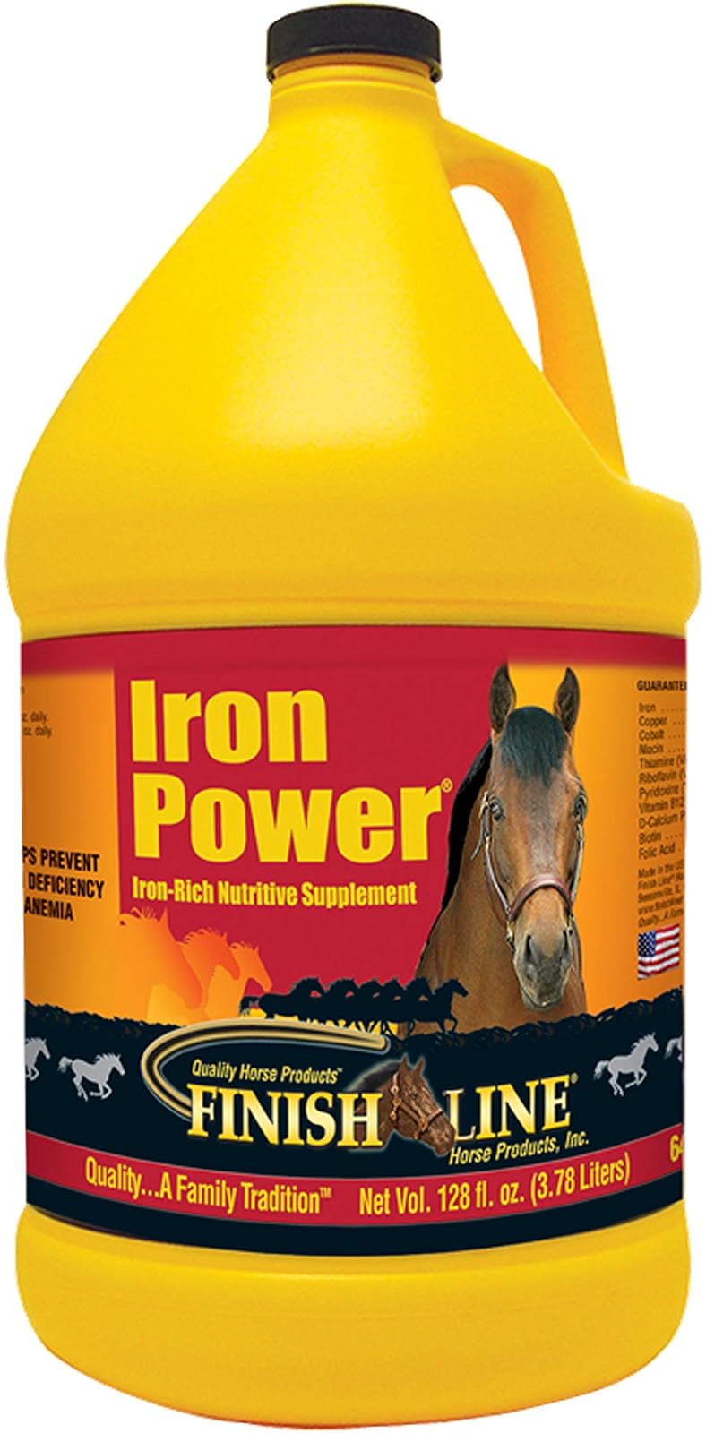 Finish Line Iron Power for horses