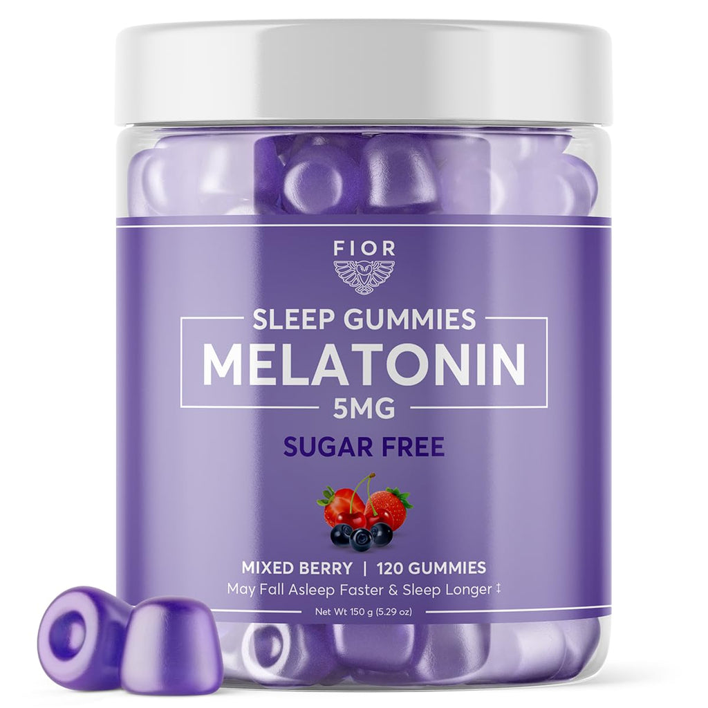 FIOR melatonin gummies for restful sleep