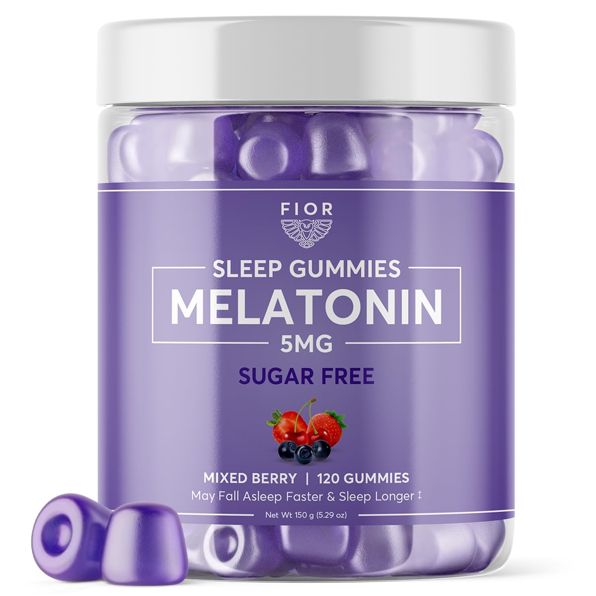 FIOR melatonin gummies for restful sleep