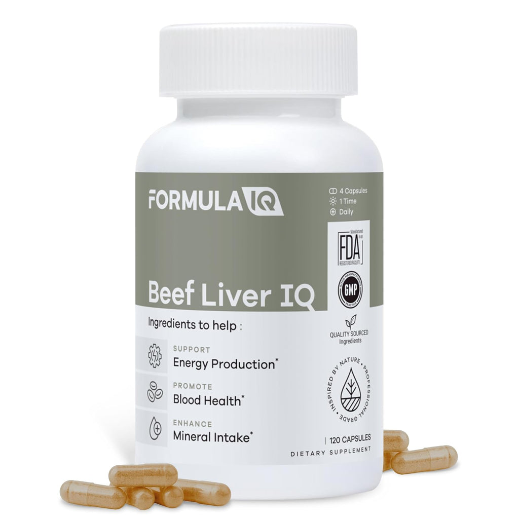 FIQ beef liver capsules for energy