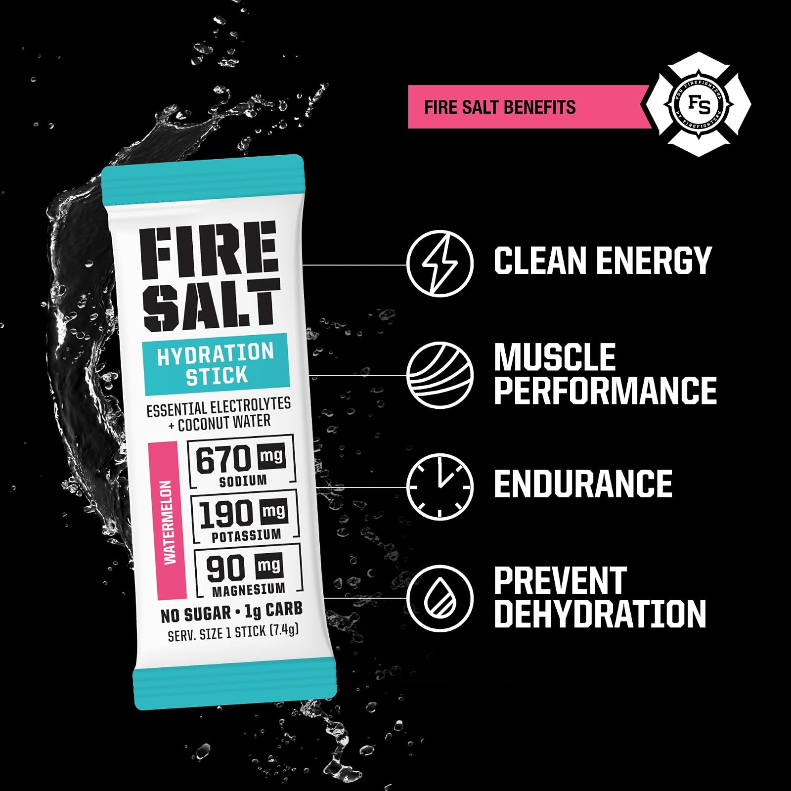 Fire Salt electrolyte hydration powder