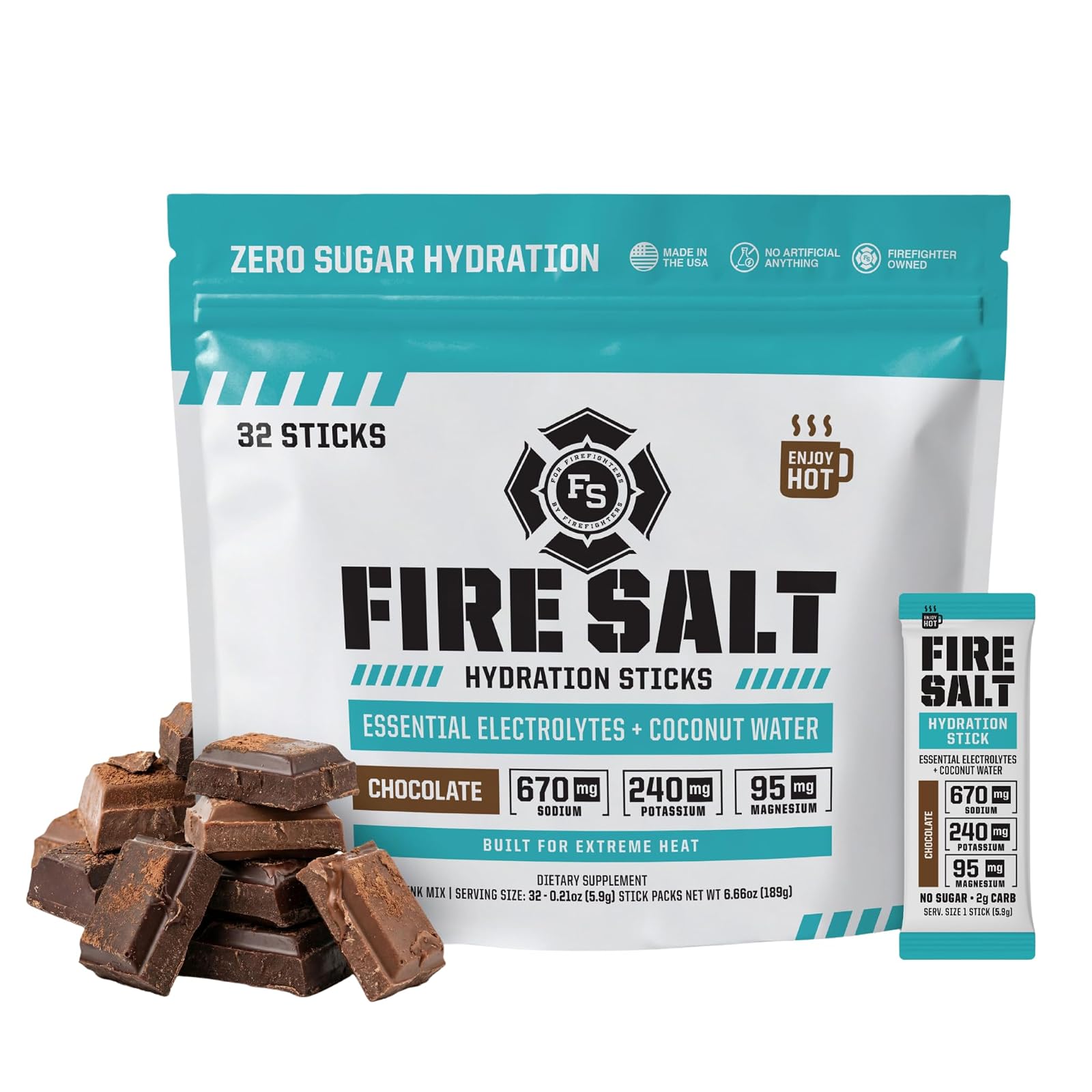Fire Salt electrolyte hydration sticks