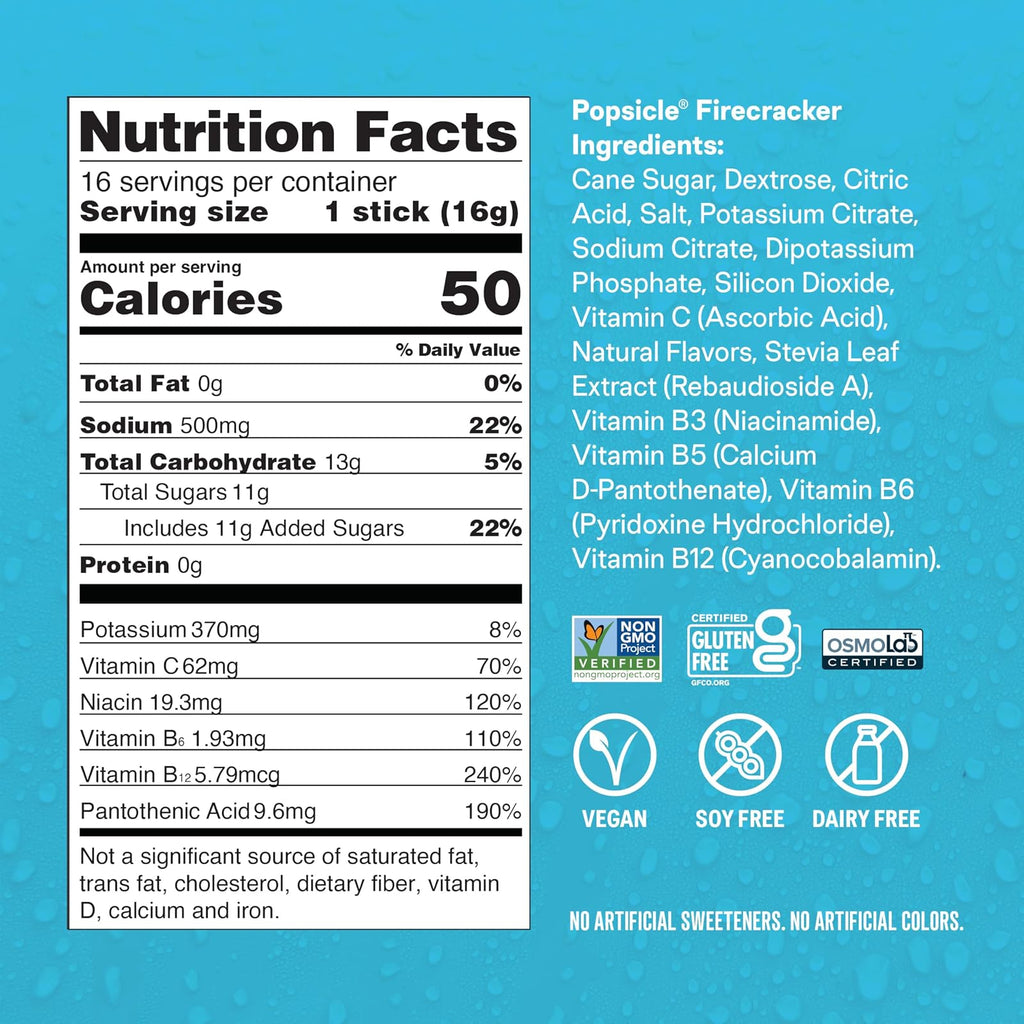 Firecracker flavour electrolyte powder for tasty hydration