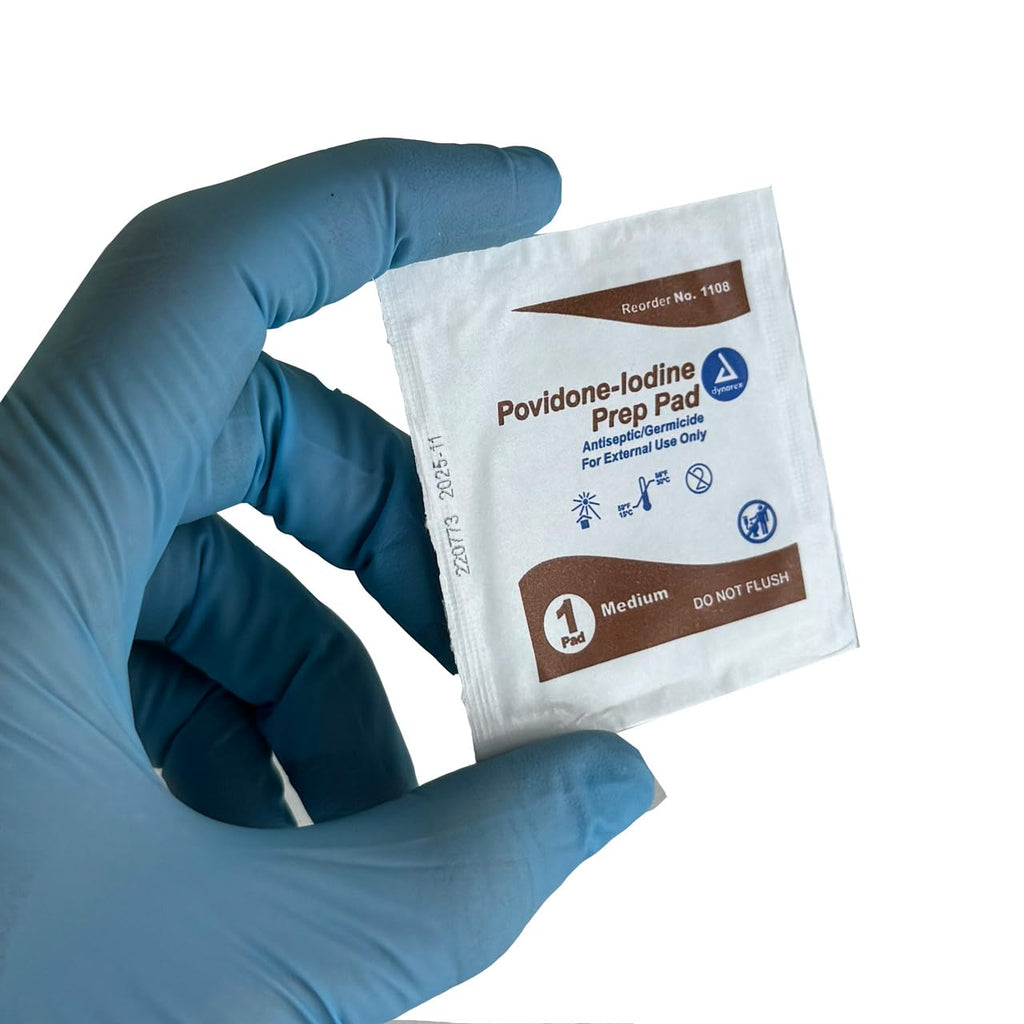 first aid iodine prep pads