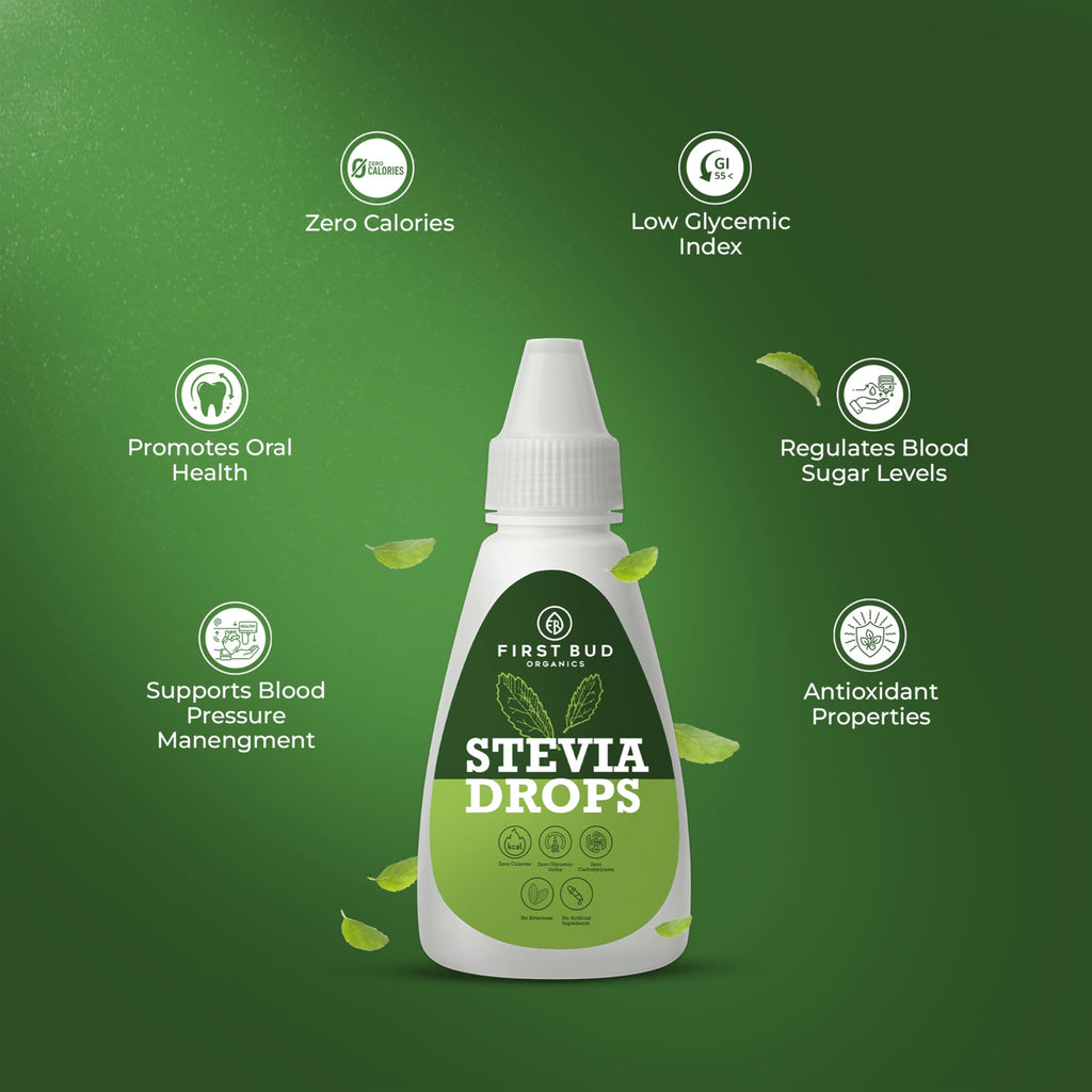 First Bud Organics stevia drops with no additives