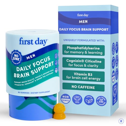 FIRST DAY Focus Gummies for brain health