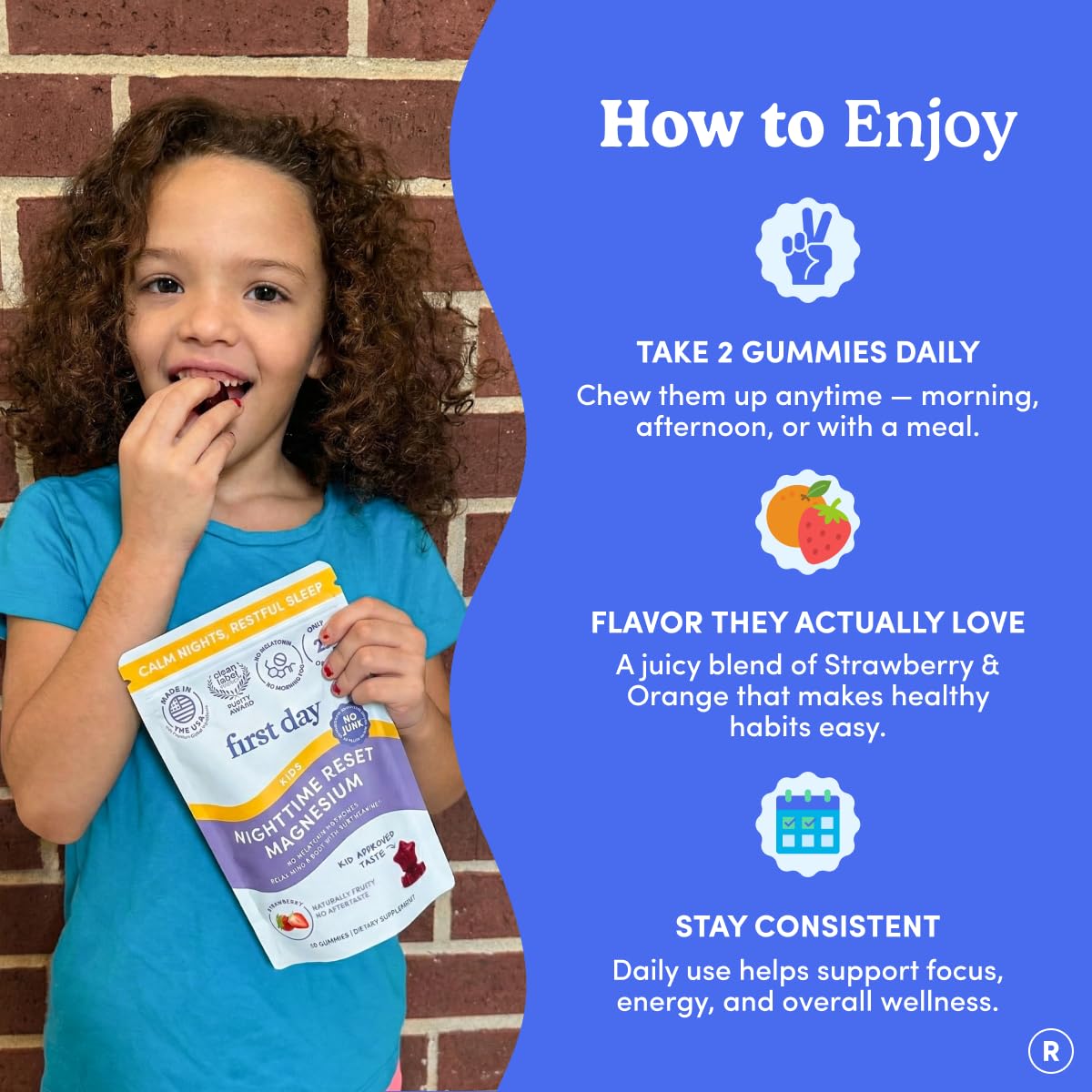 FIRST DAY magnesium gummies for relaxation