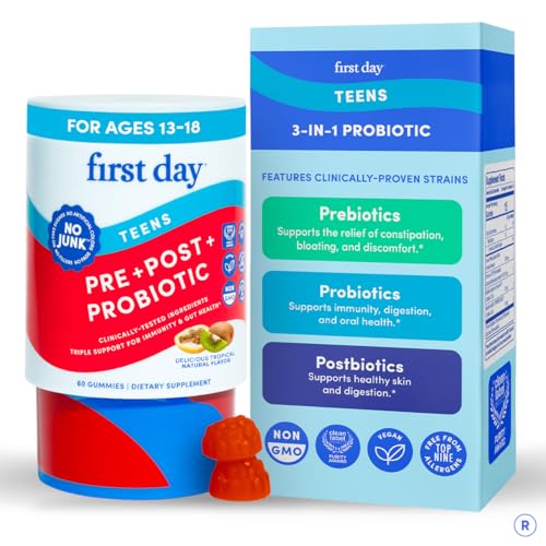 FIRST DAY probiotics for teens gummies