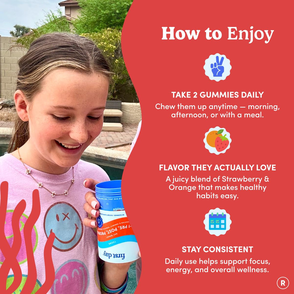 FIRST DAY teen probiotic supplement