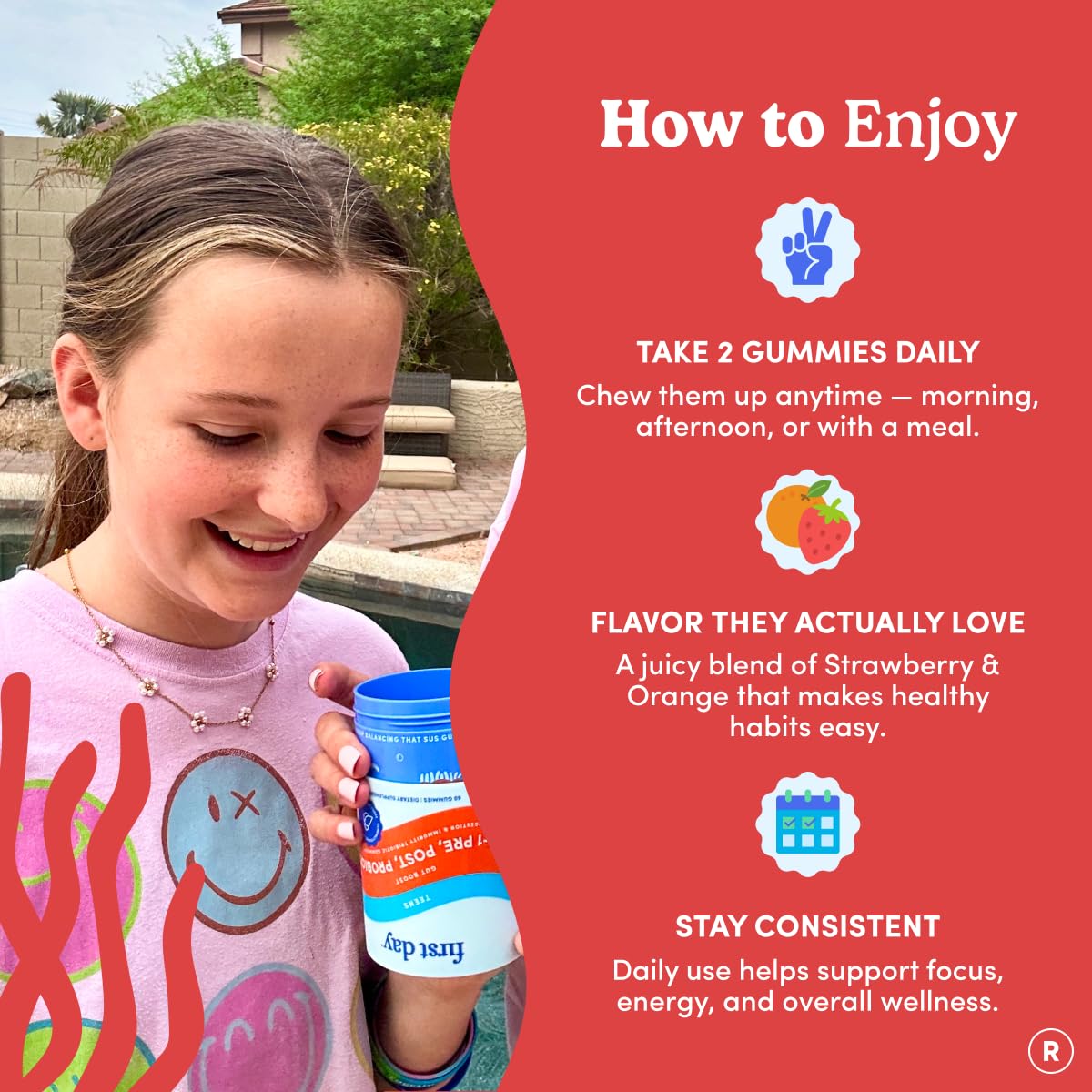 FIRST DAY teen probiotic supplement