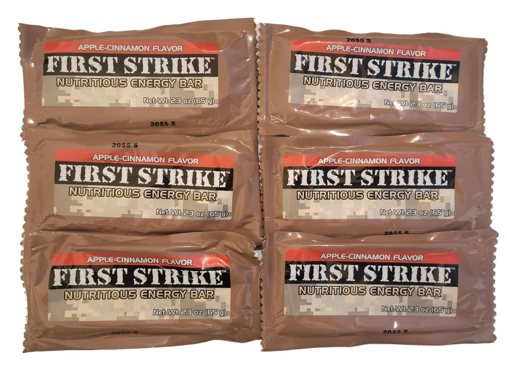 First Strike energy bars apple cinnamon