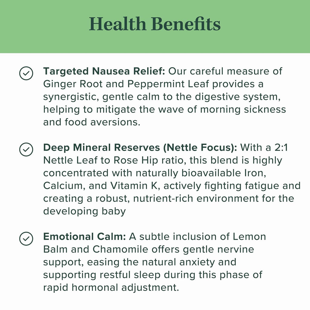 first trimester tea for pregnancy