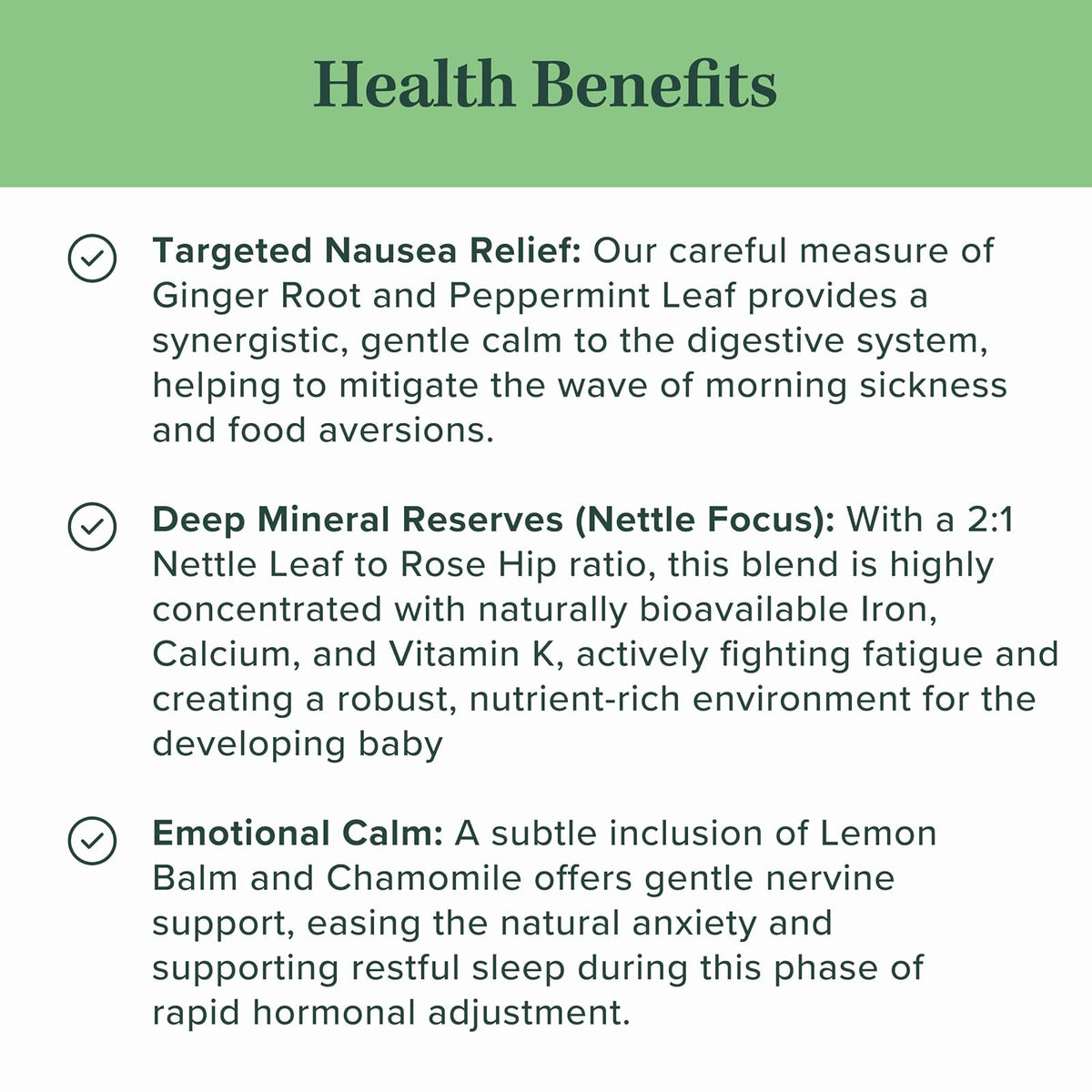 first trimester tea for pregnancy