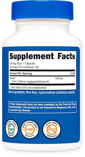Fisetin capsules for healthy aging