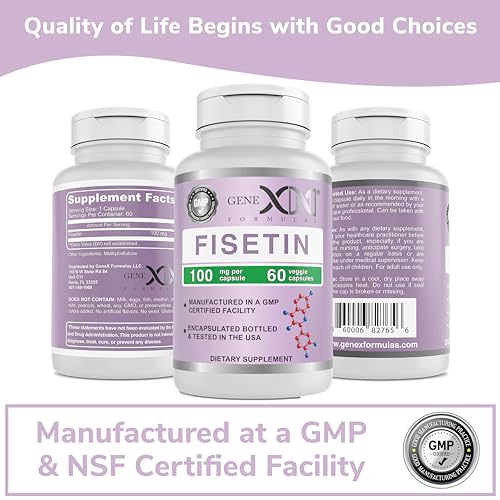 Fisetin capsules for mental sharpness