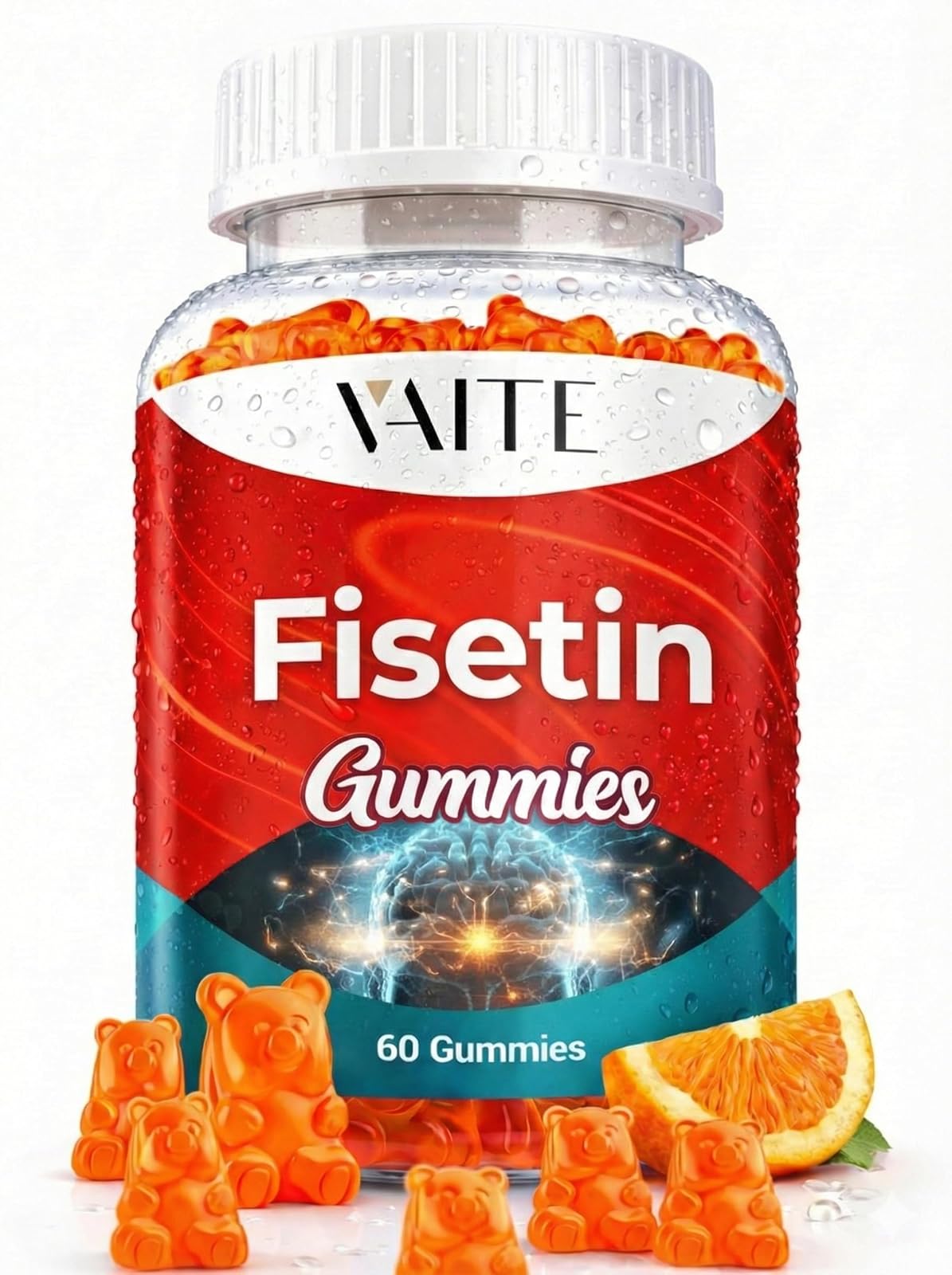 Fisetin gummy supplement for antioxidants