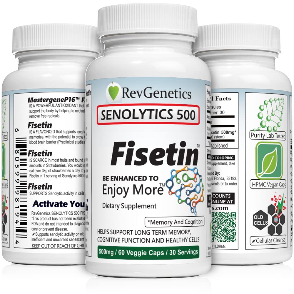 Fisetin multivitamins for cellular health