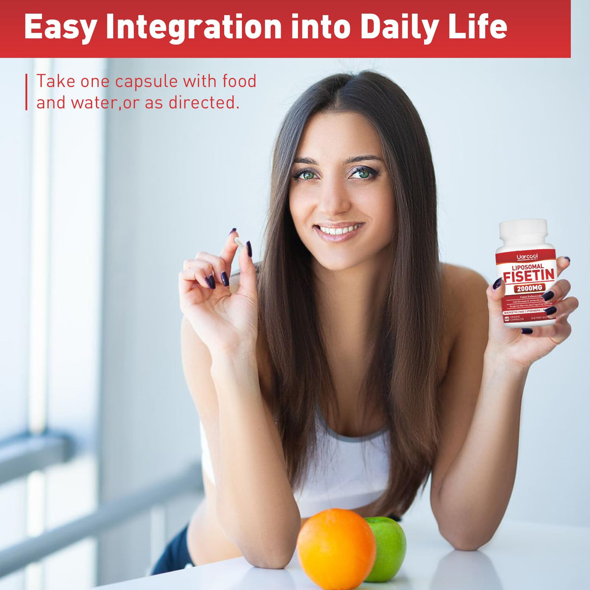 Fisetin softgels for cognitive health
