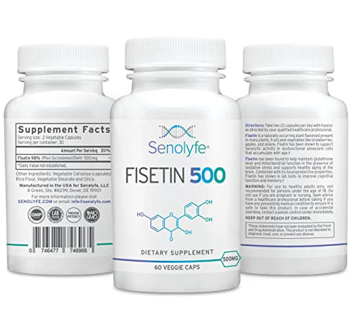Fisetin supplement for healthy aging