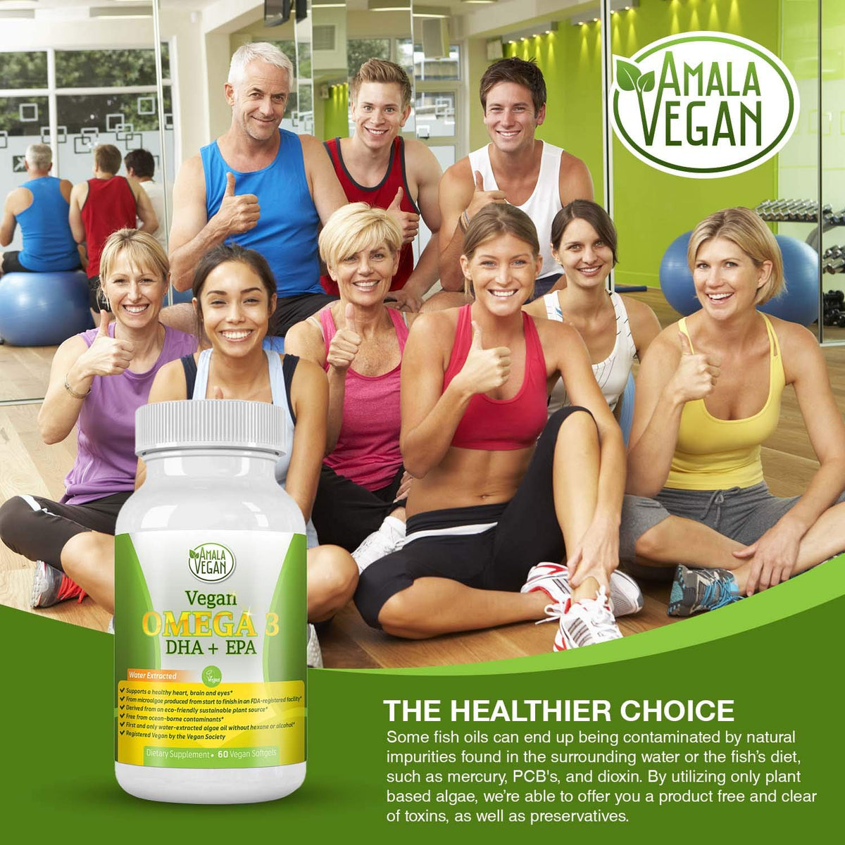 Fish oil alternative for vegans
