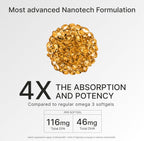 Fish oil capsules for daily wellness