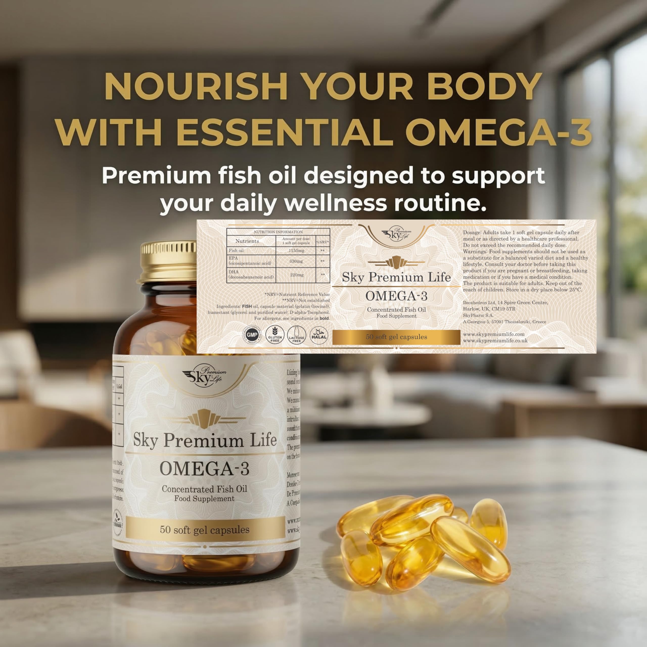 Fish oil for immune support