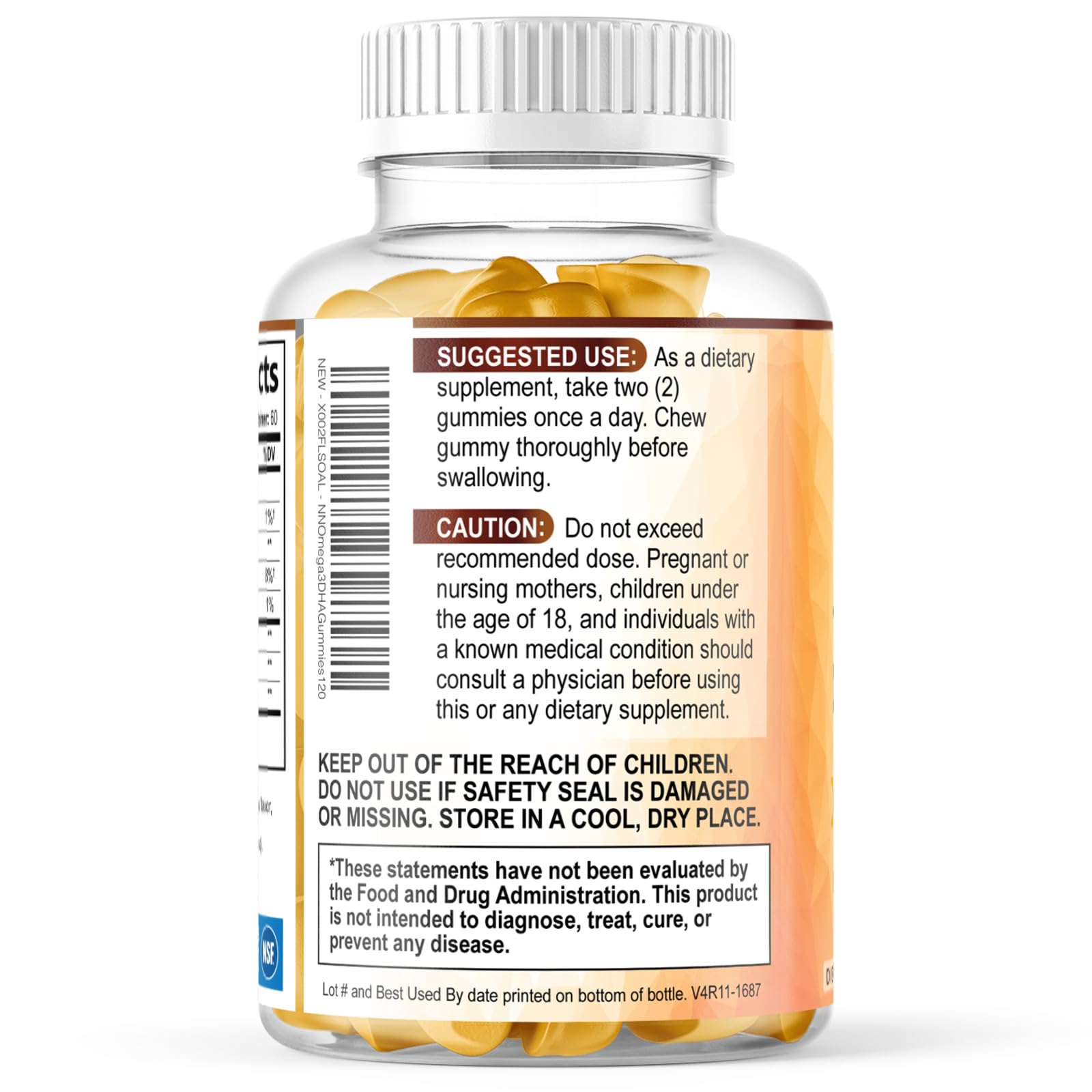 Fish oil gummies for easy digestion