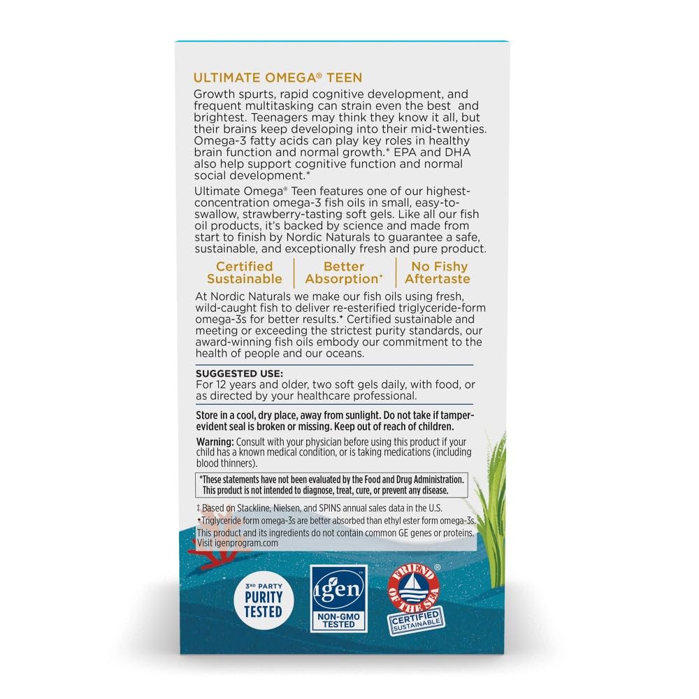 Fish oil mini soft gels for easy swallowing