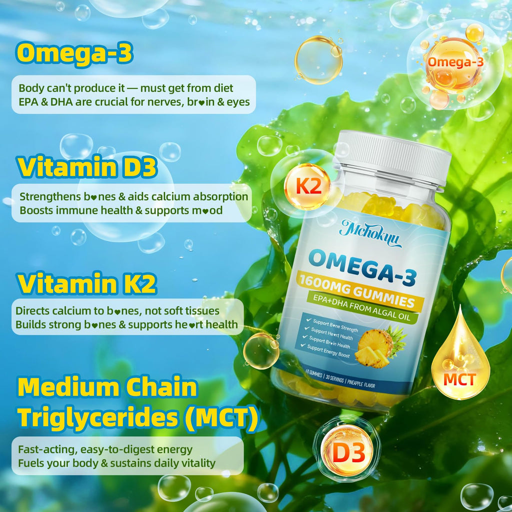 Fish oil omega 3 alternative gummies
