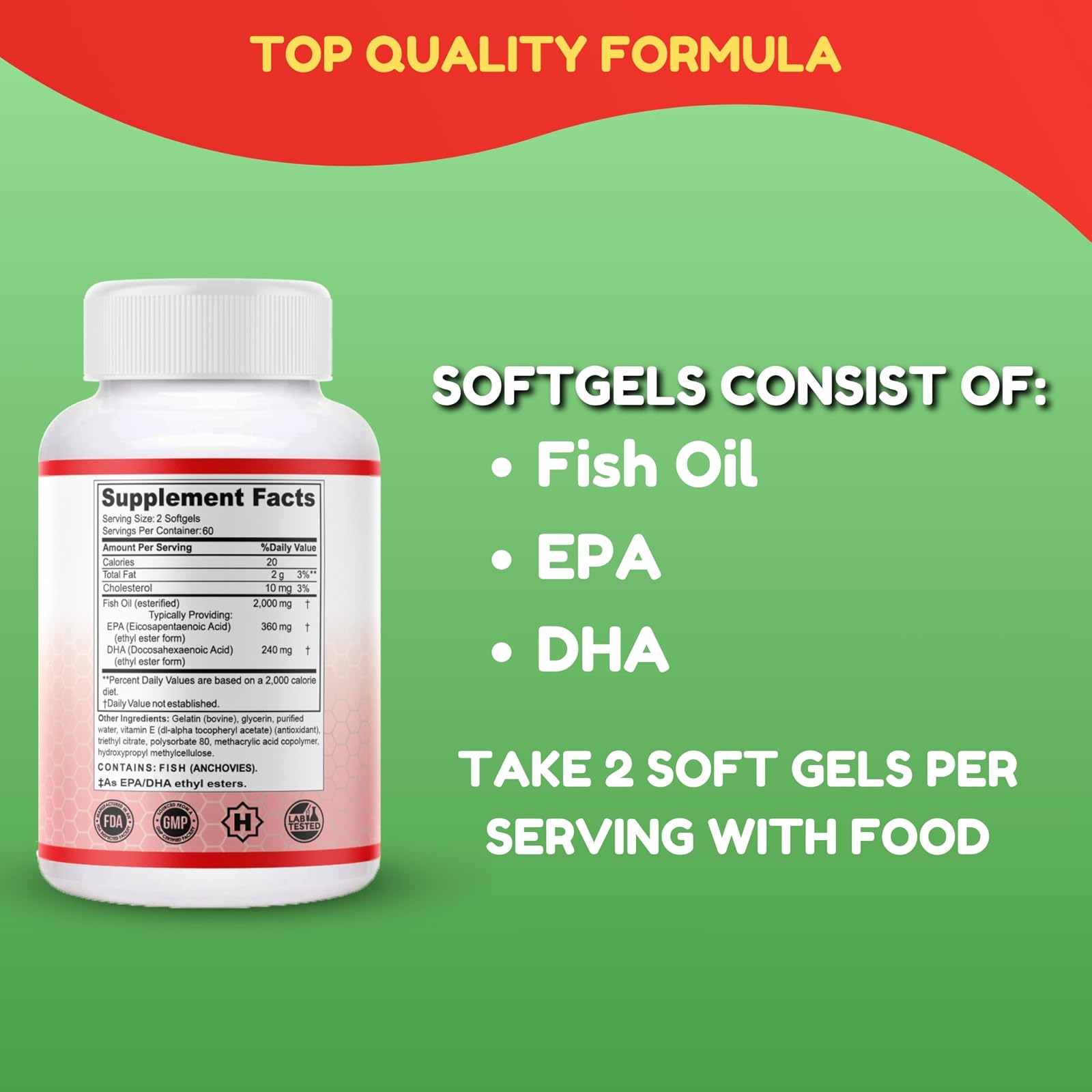 Fish oil omega 3 for joint health