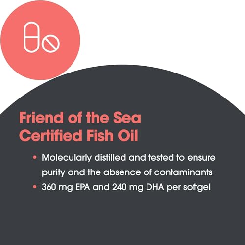 Fish oil softgels for easy consumption