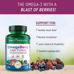 Fish oil softgels for heart health