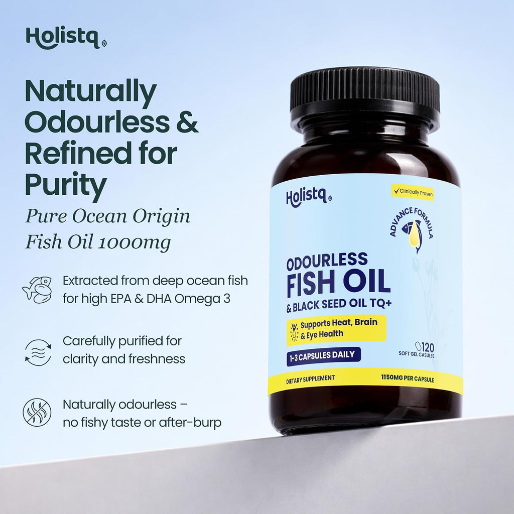 Fish oil with thymoquinone supplement