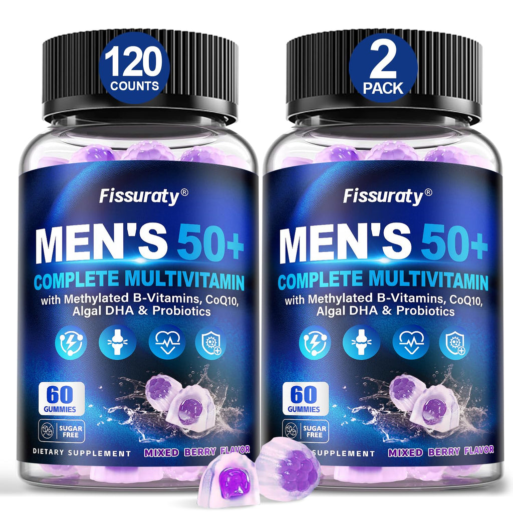 Fissuraty multivitamin gummies for men 50+