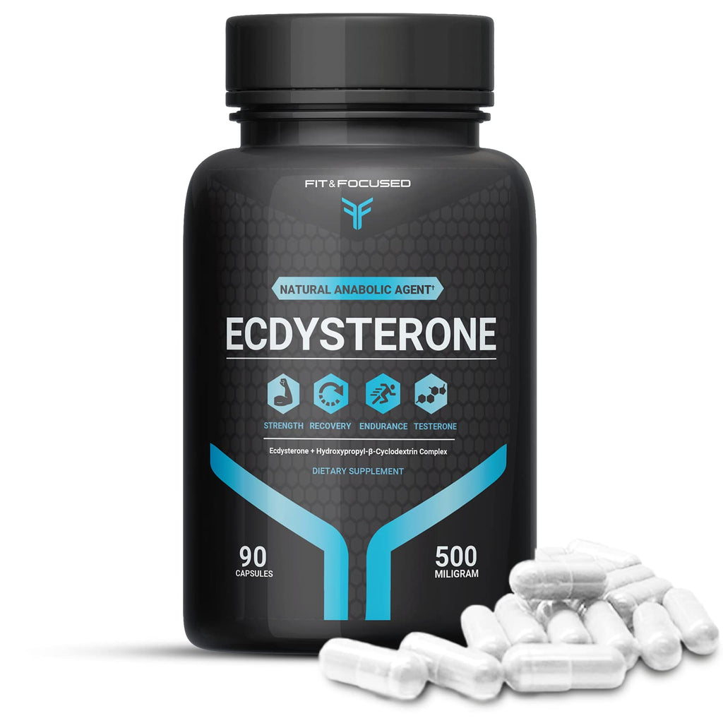 Fit & Focused Ecdysterone capsules for muscle growth