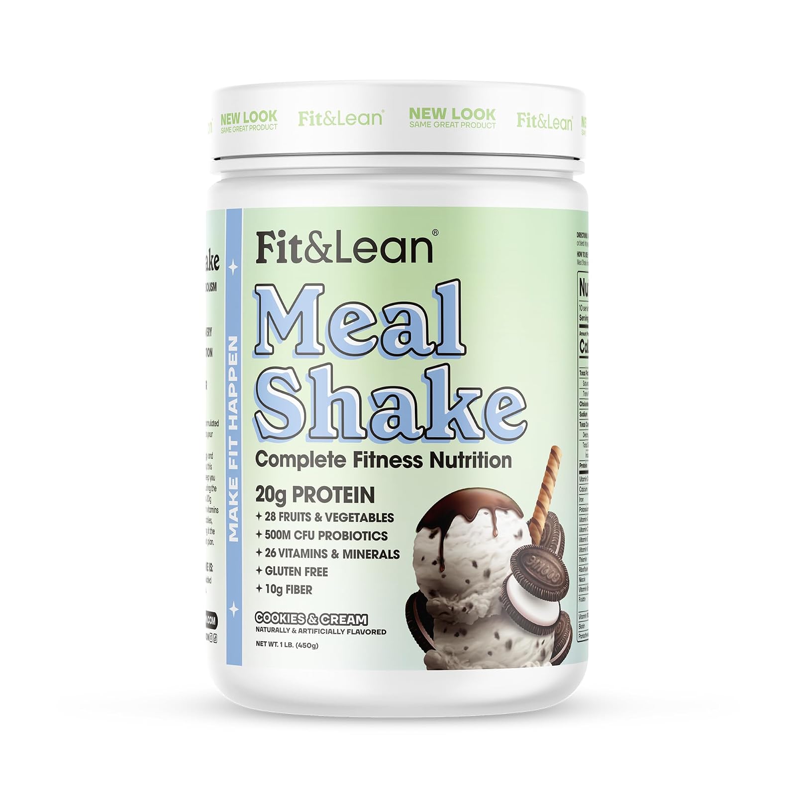 Fit & Lean meal shake cookies and cream