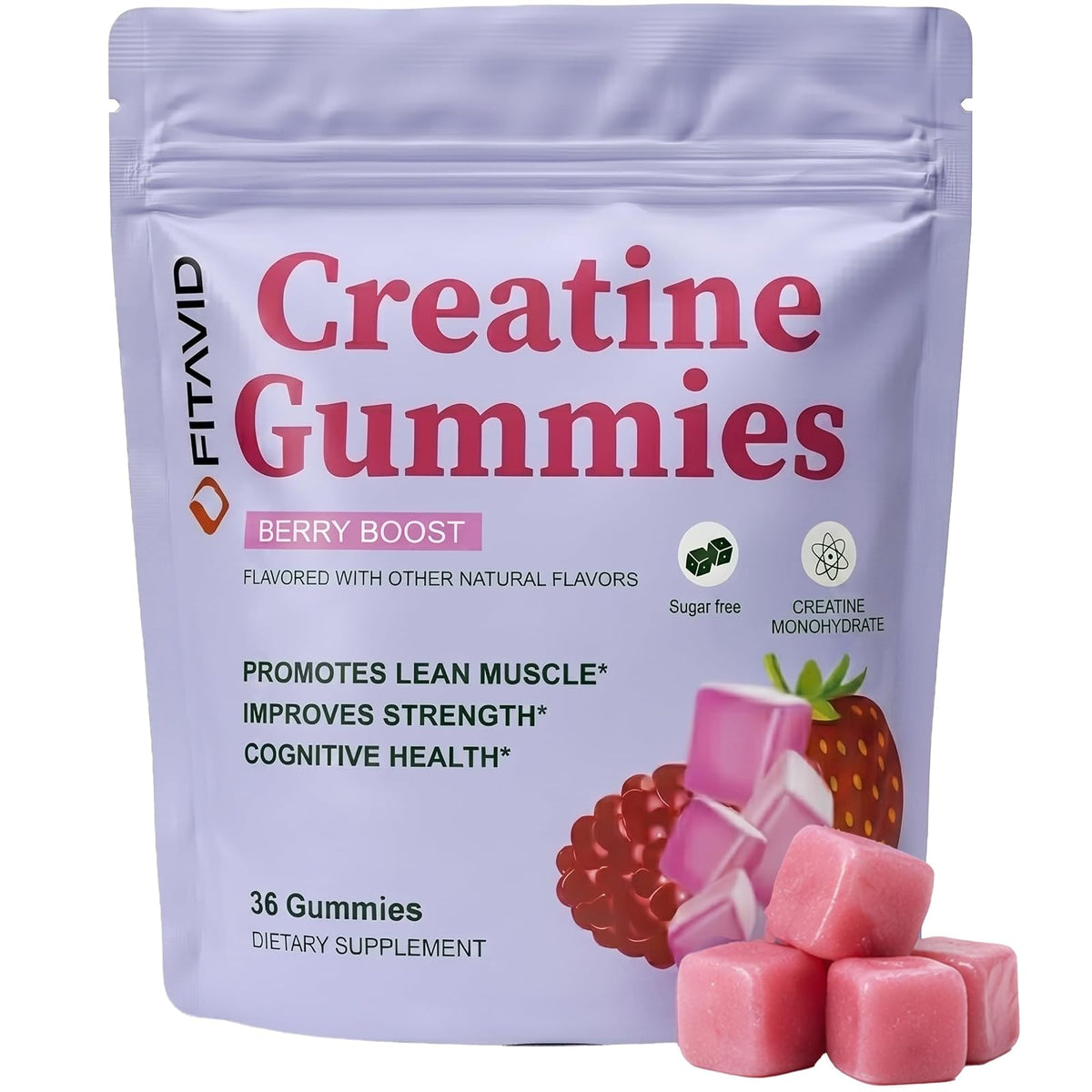 FITAVID creatine gummies for energy