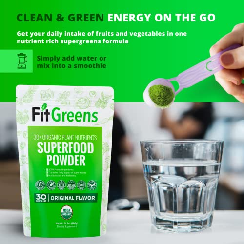 FitGreens spirulina for detox support