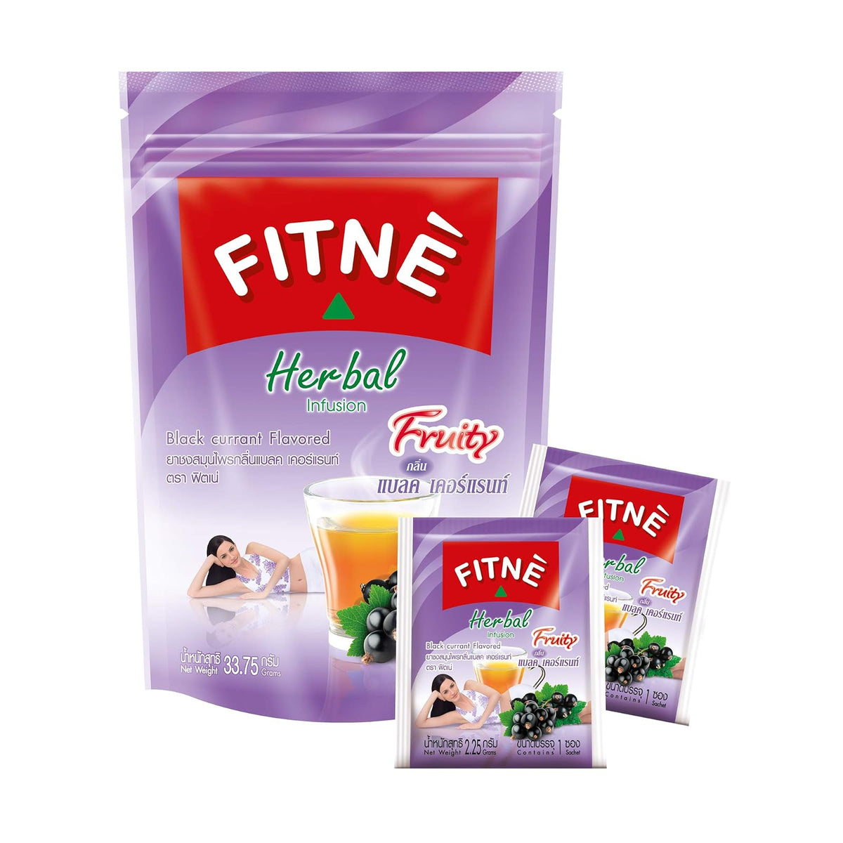 FITNÈ black currant herbal tea bags