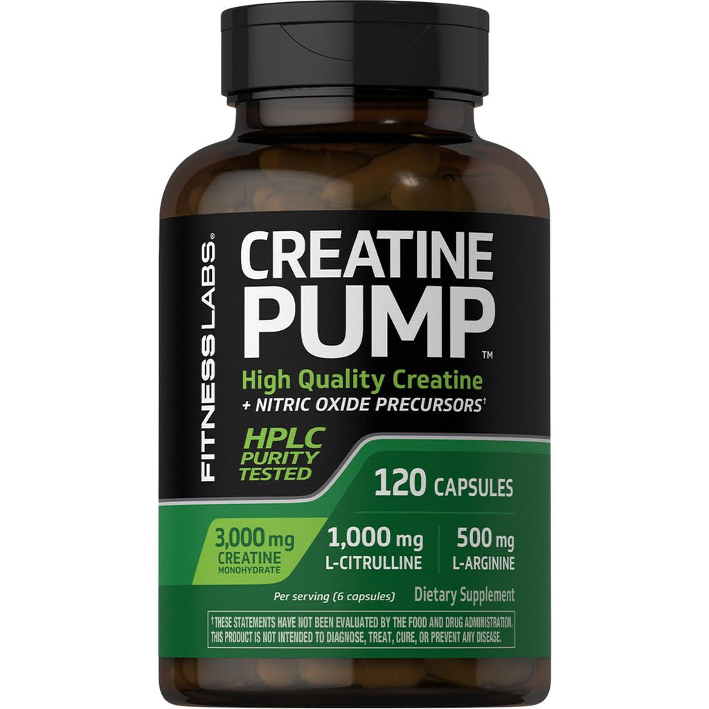 Fitness Labs creatine monohydrate capsules