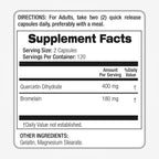FITOMEDIC'S Quercetin for allergy relief