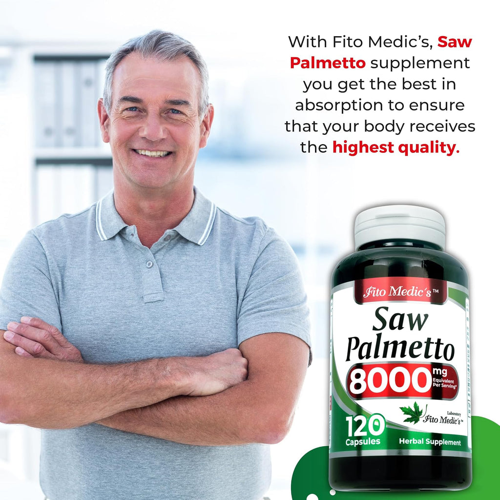 FITOMEDIC'S saw palmetto 500 mg benefits